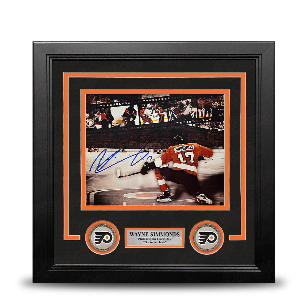 Wayne Simmonds Philadelphia Flyers Autographed 8" x 10" Framed Collage ...
