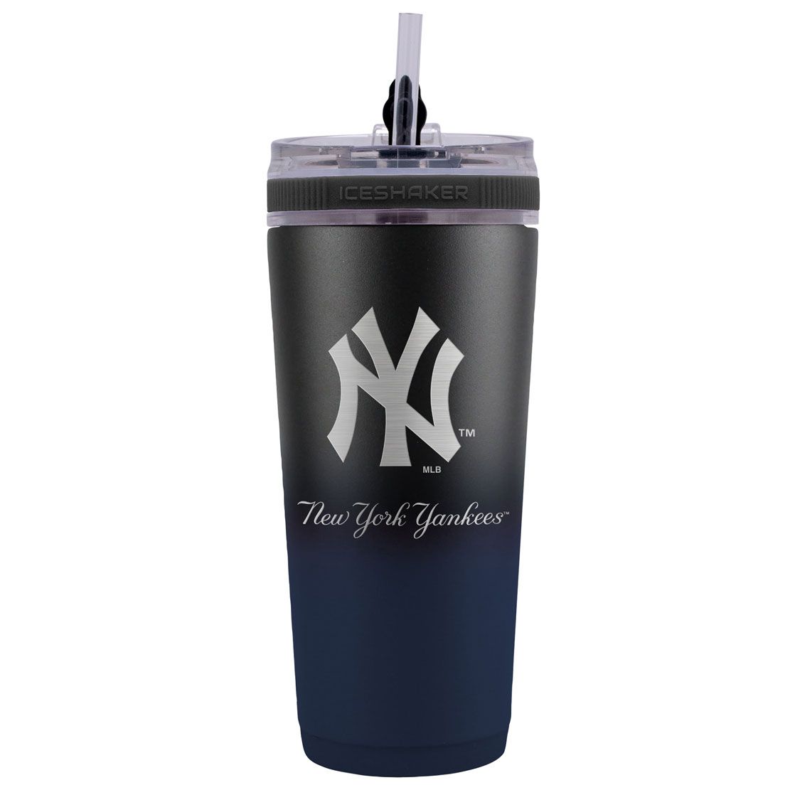 New York Yankees 26 oz Stainless Steel Ice Shaker Bottle | Baseball ...