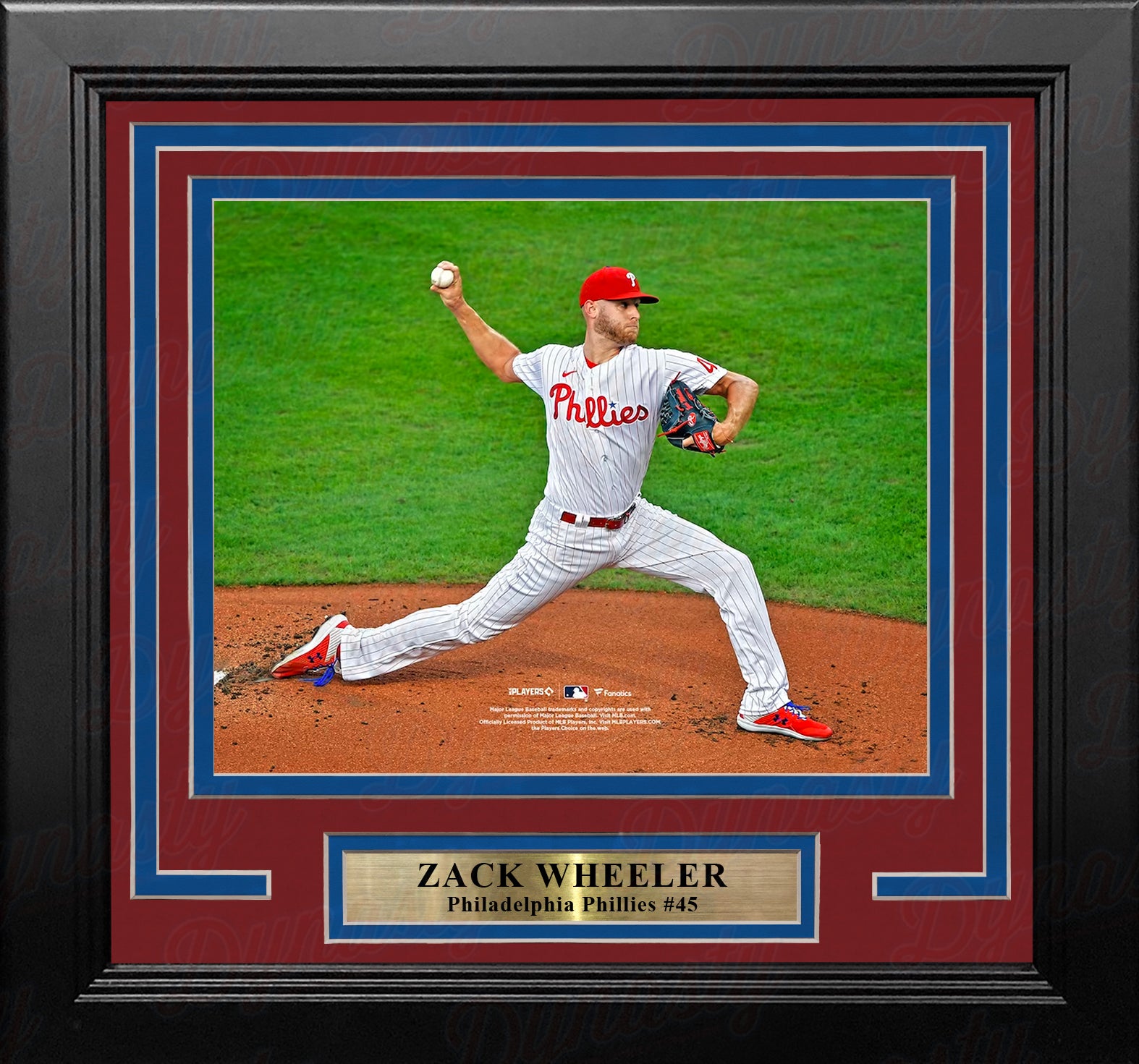 Zack Wheeler in Action Philadelphia Phillies 8" x 10" Framed Baseball ...