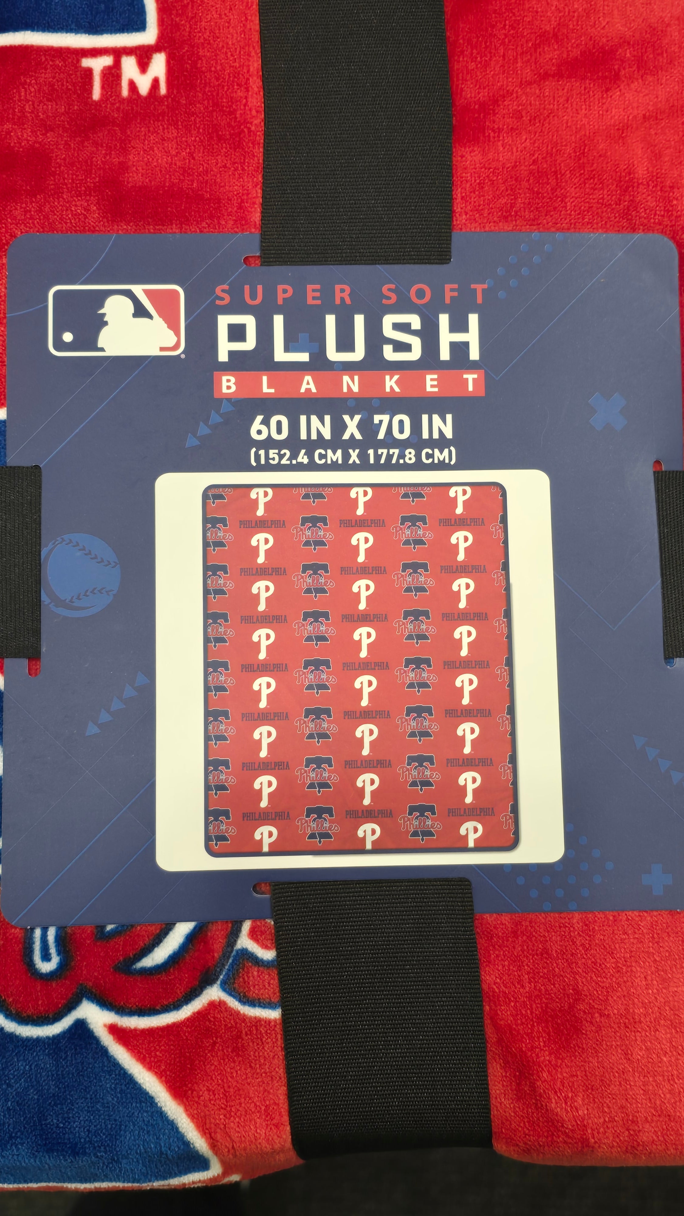 Philadelphia Phillies Super Soft 50"x60" Plush Blanket Throw