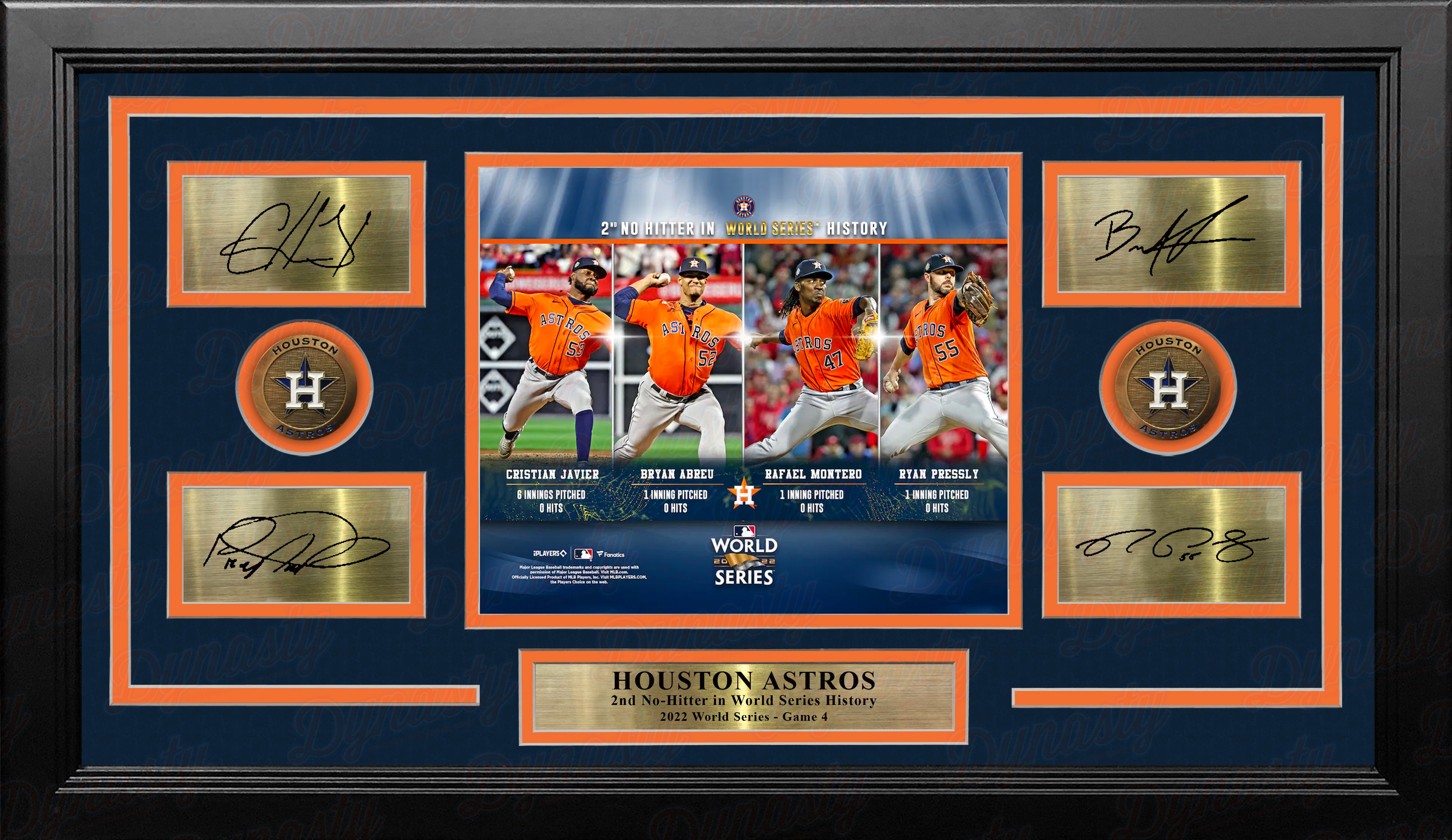 Houston Astros 2022 World Series No-Hitter 8" x 10" Framed Collage ...