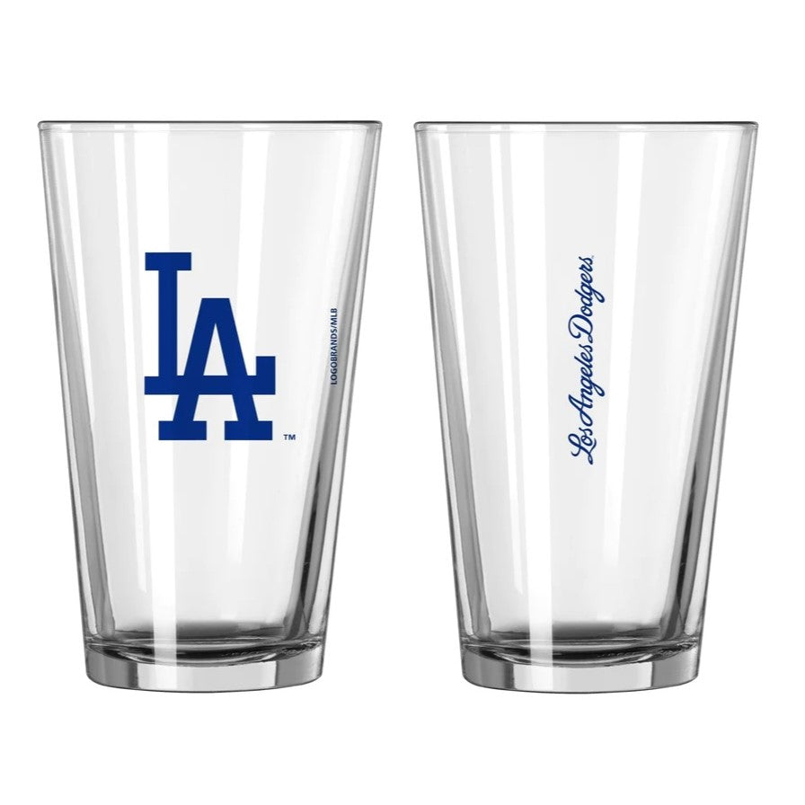 Los Angeles Dodgers Game Day Pint Glass | Baseball Drinkware, Glasses ...
