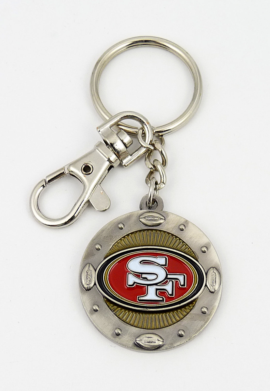 San Francisco 49ers Logo Impact Keychain | NFL Football Keychains, Car ...