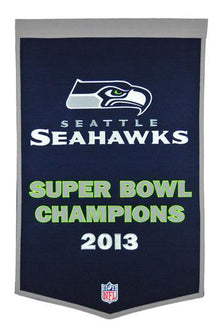 Seattle Seahawks Dynasty Banner | NFL Football Pennants, Banners, and Flags