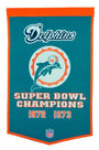 Miami Dolphins Dynasty Banner | NFL Football Pennants, Banners, and Flags