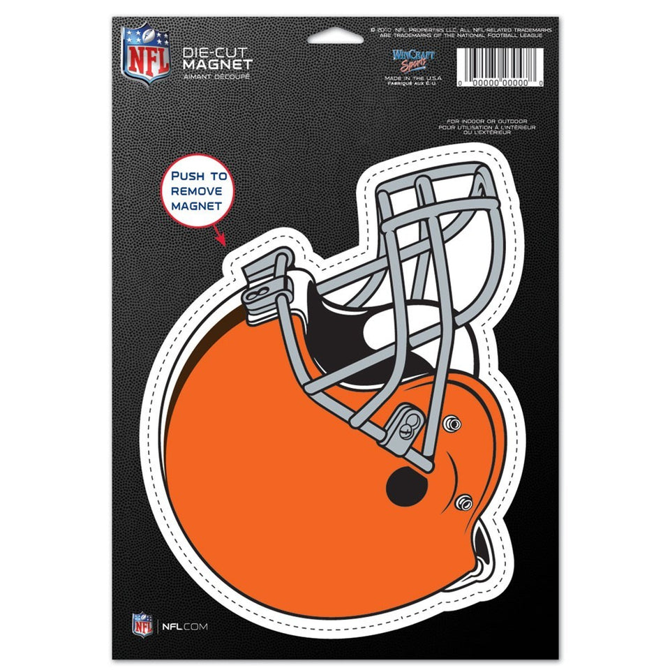 Cleveland Browns NFL Football 8" Die-Cut Magnet | NFL Football Magnet ...