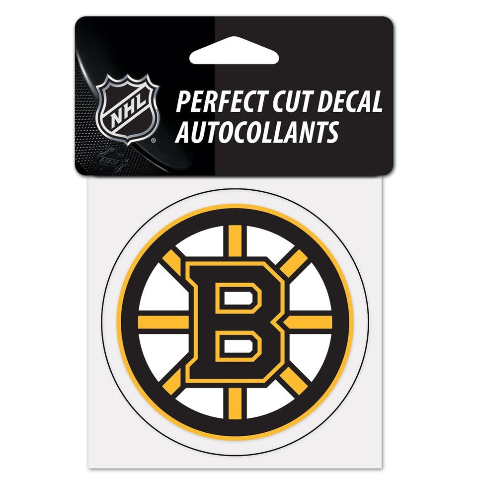 Boston Bruins 4" x 4" Decal | Hockey Car Accessories, Novelties, and ...
