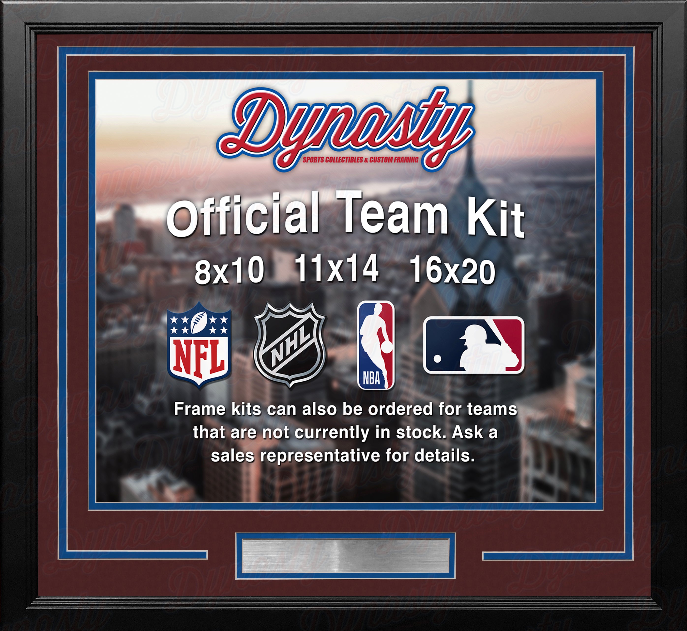 Colorado Avalanche Custom NHL Hockey 8x10 Picture Frame Kit (Multiple ...