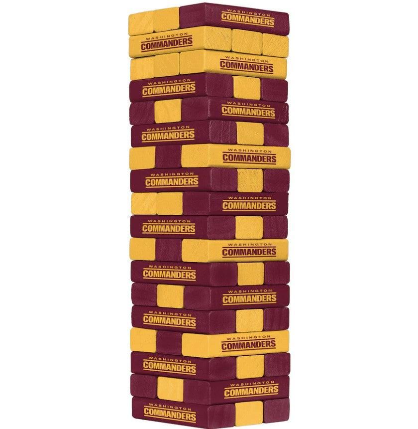 Washington Commanders Stackable Blocks Game | Football Autographs ...