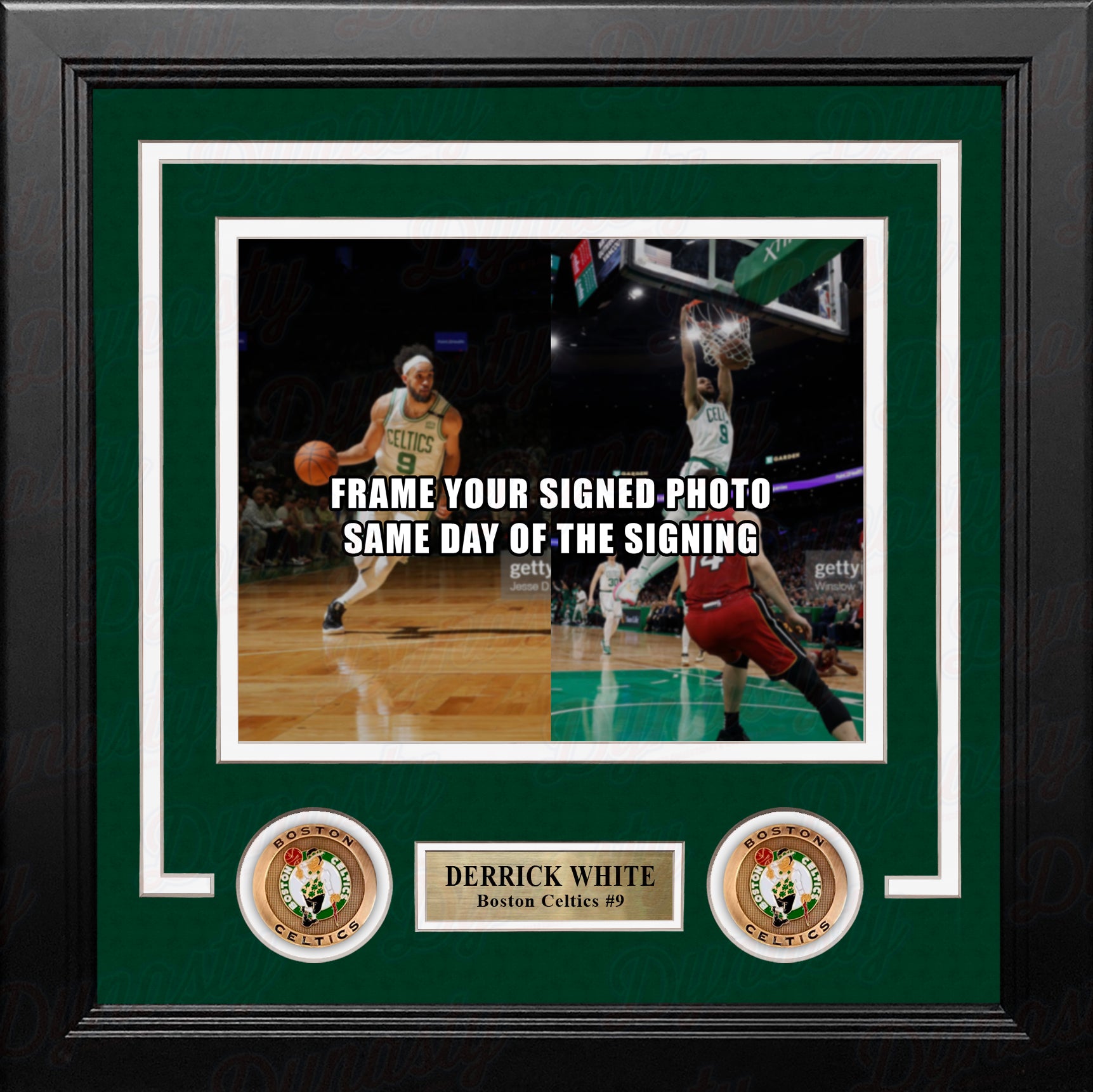 Derrick White Boston Celtics Photo Frame Kit | Celtics Autographs ...