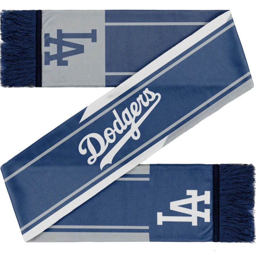 Los Angeles Dodgers Colorwave Wordmark Scarf | Baseball Scarves ...