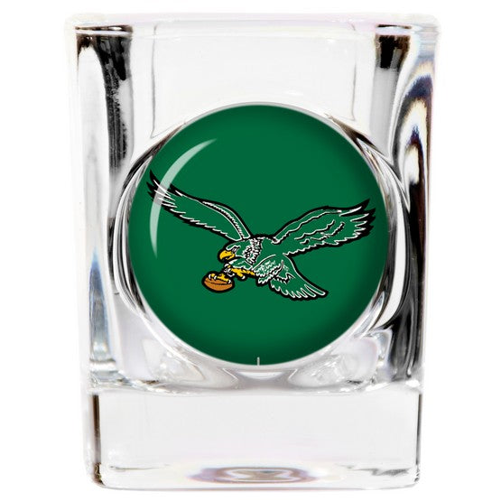 Philadelphia Eagles Throwback Square Shot Glass | Football Drinkware ...