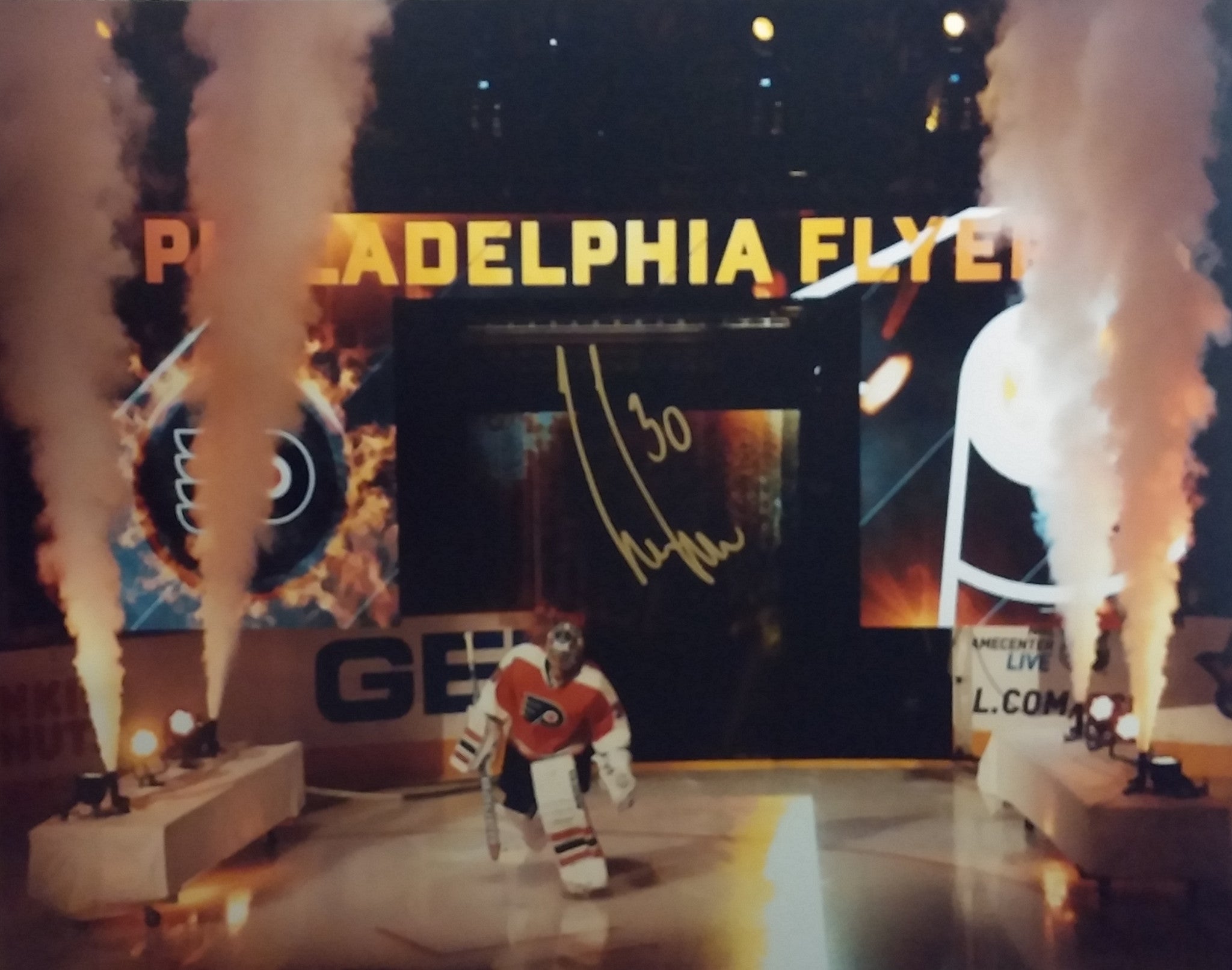 Michal Neuvirth Entrance Autographed Philadelphia Flyers 16" x 20 ...