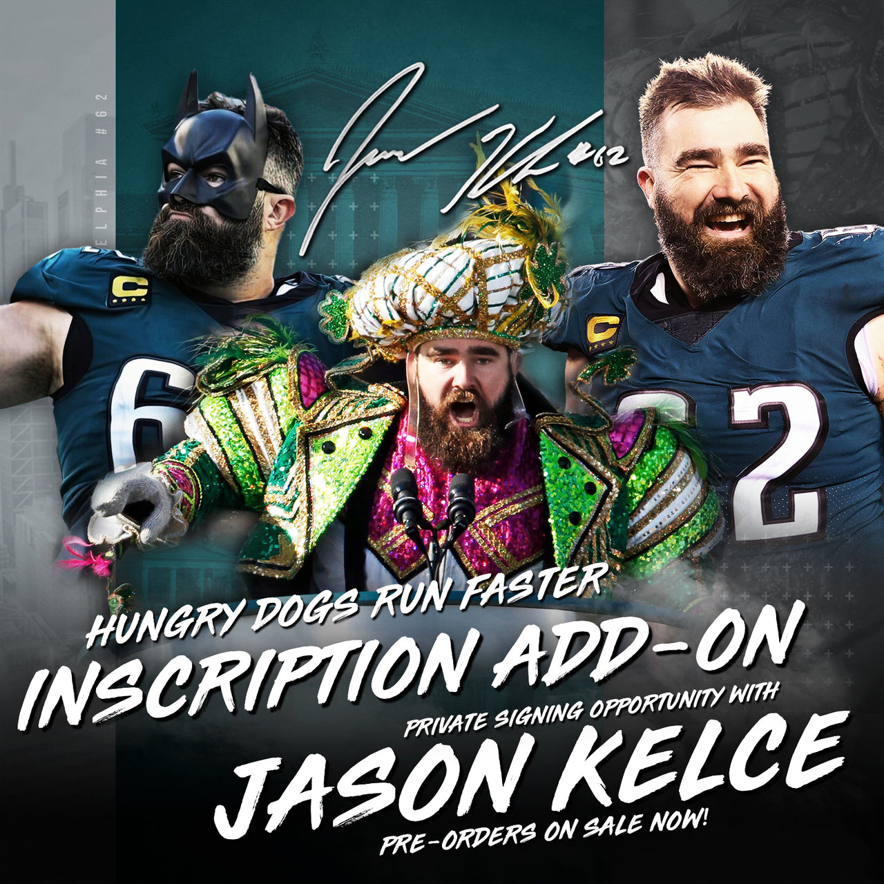 Jason Kelce Philadelphia Eagles Autograph Signing Pre-Sale Opportunity
