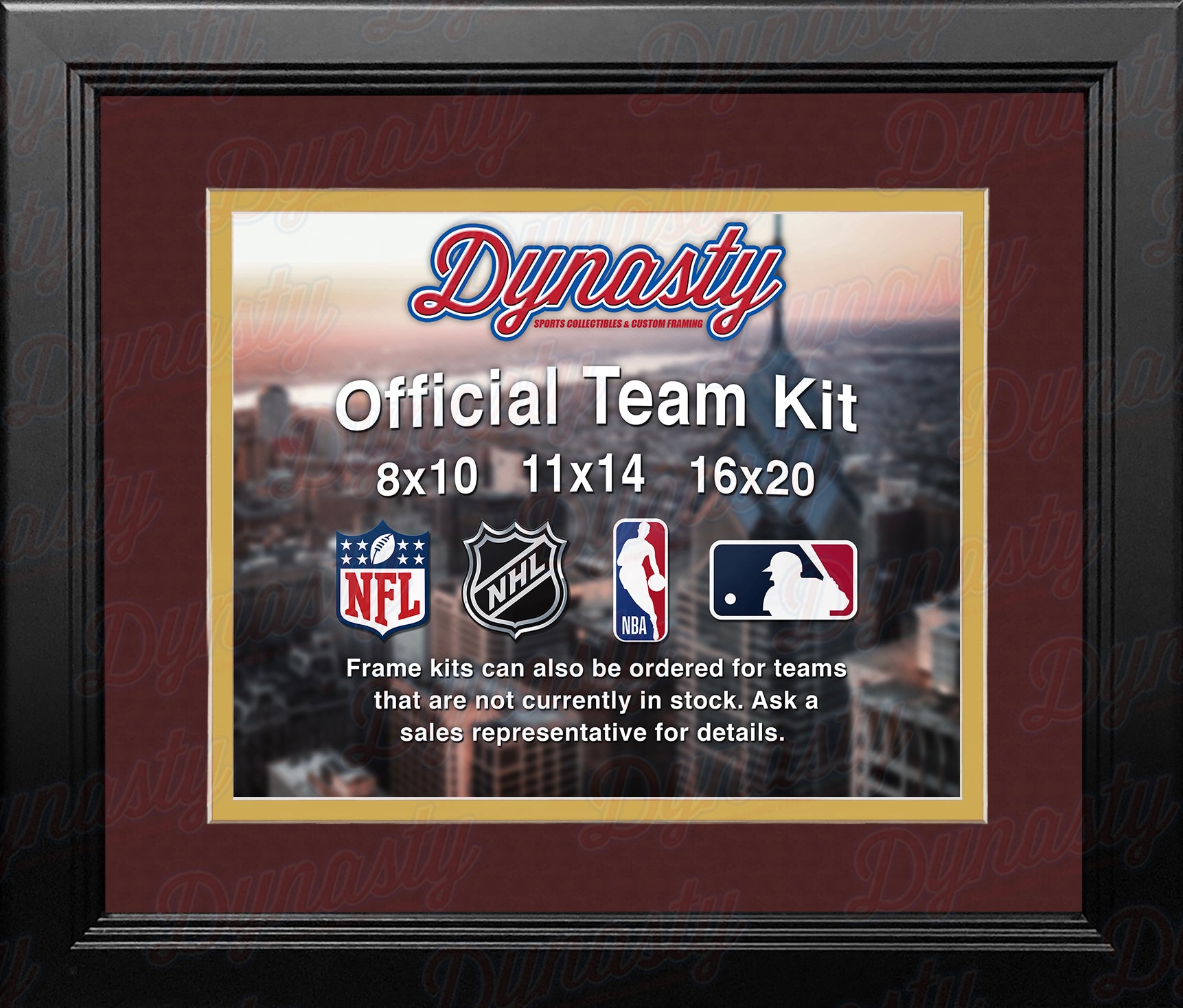 Washington Commanders Custom Picture Frame - 11x14 Picture Frame Kit ...