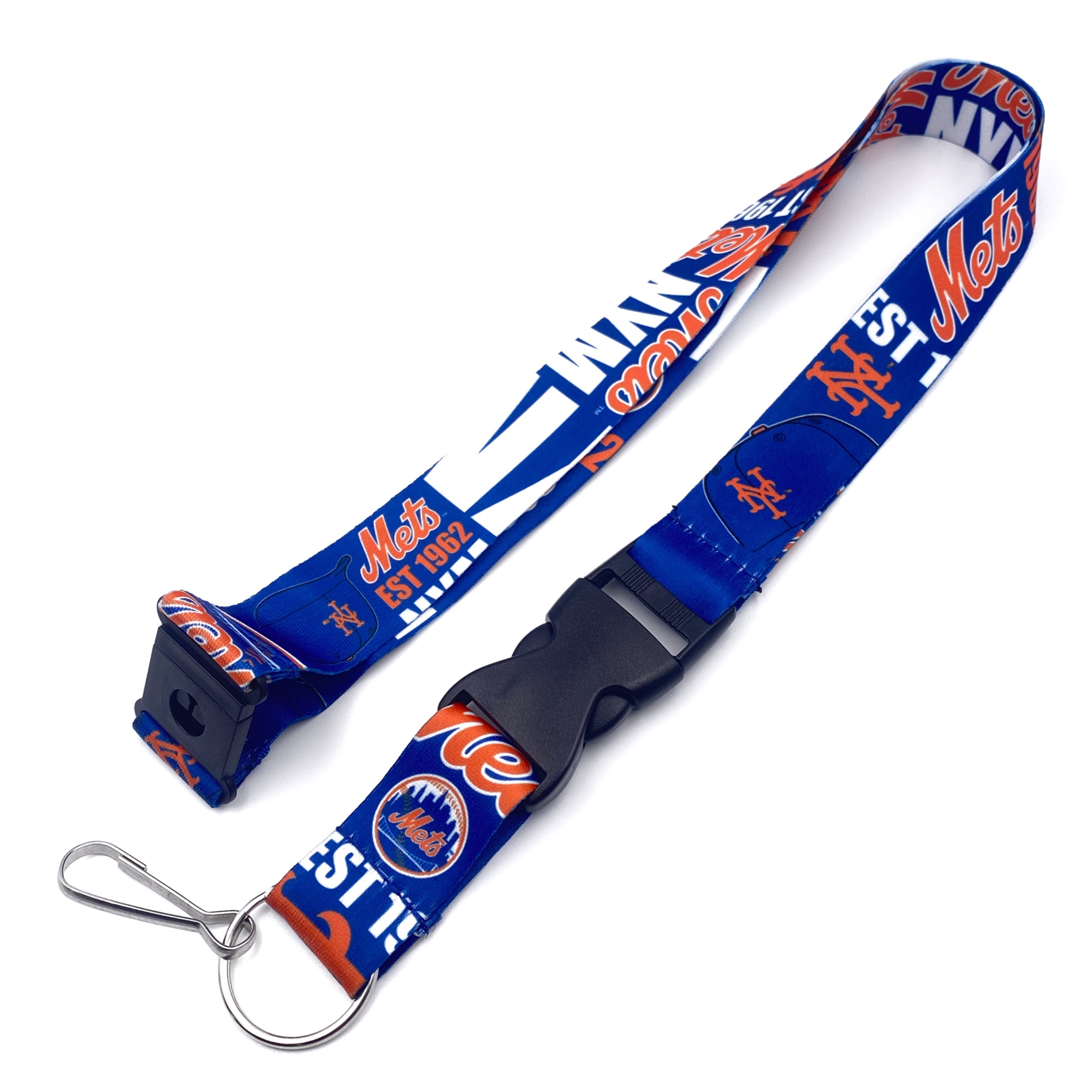 New York Mets Dynamic Lanyard | Baseball Novelties Keychains