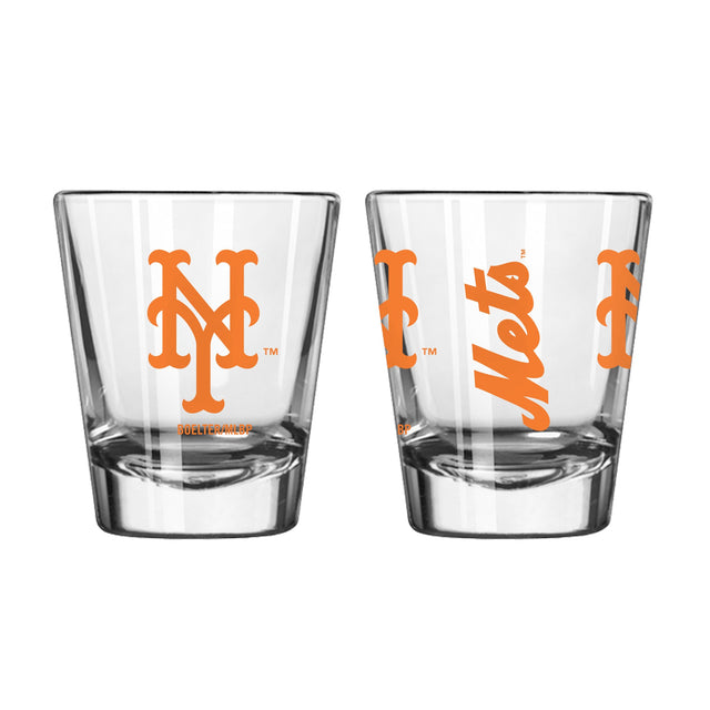 New York Mets MLB Baseball Game Day Shot Glass | Baseball Drinkware ...
