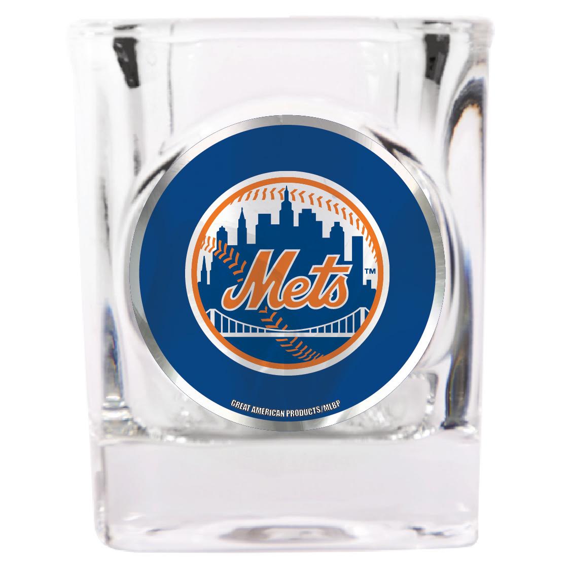 New York Mets Square Shot Glass | Baseball Drinkware, Glasses, and Mugs