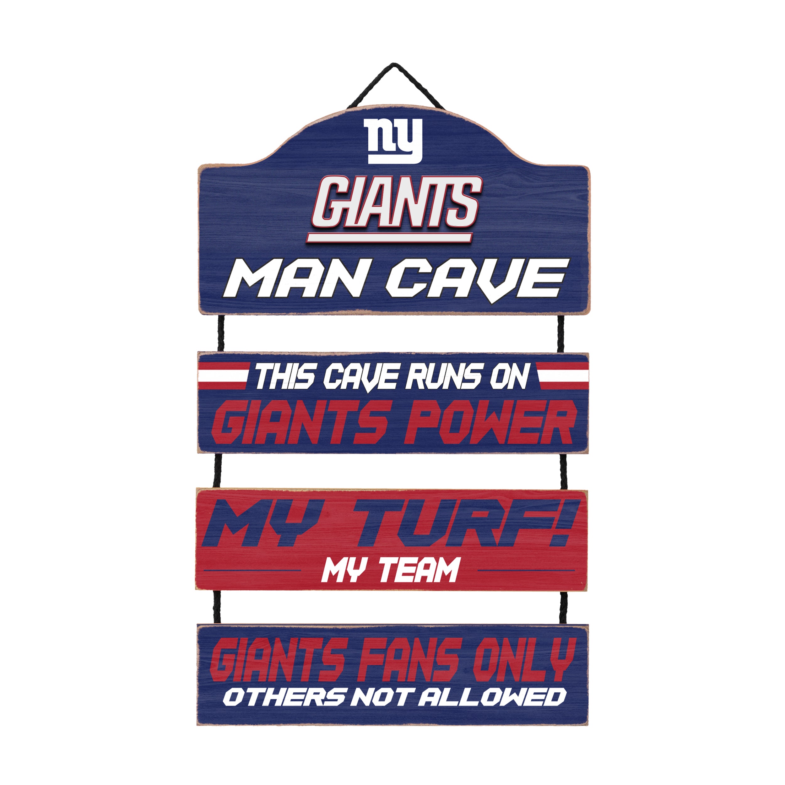 New York Giants Man Cave Wood Sign | Football Signs, Banners, and Posters