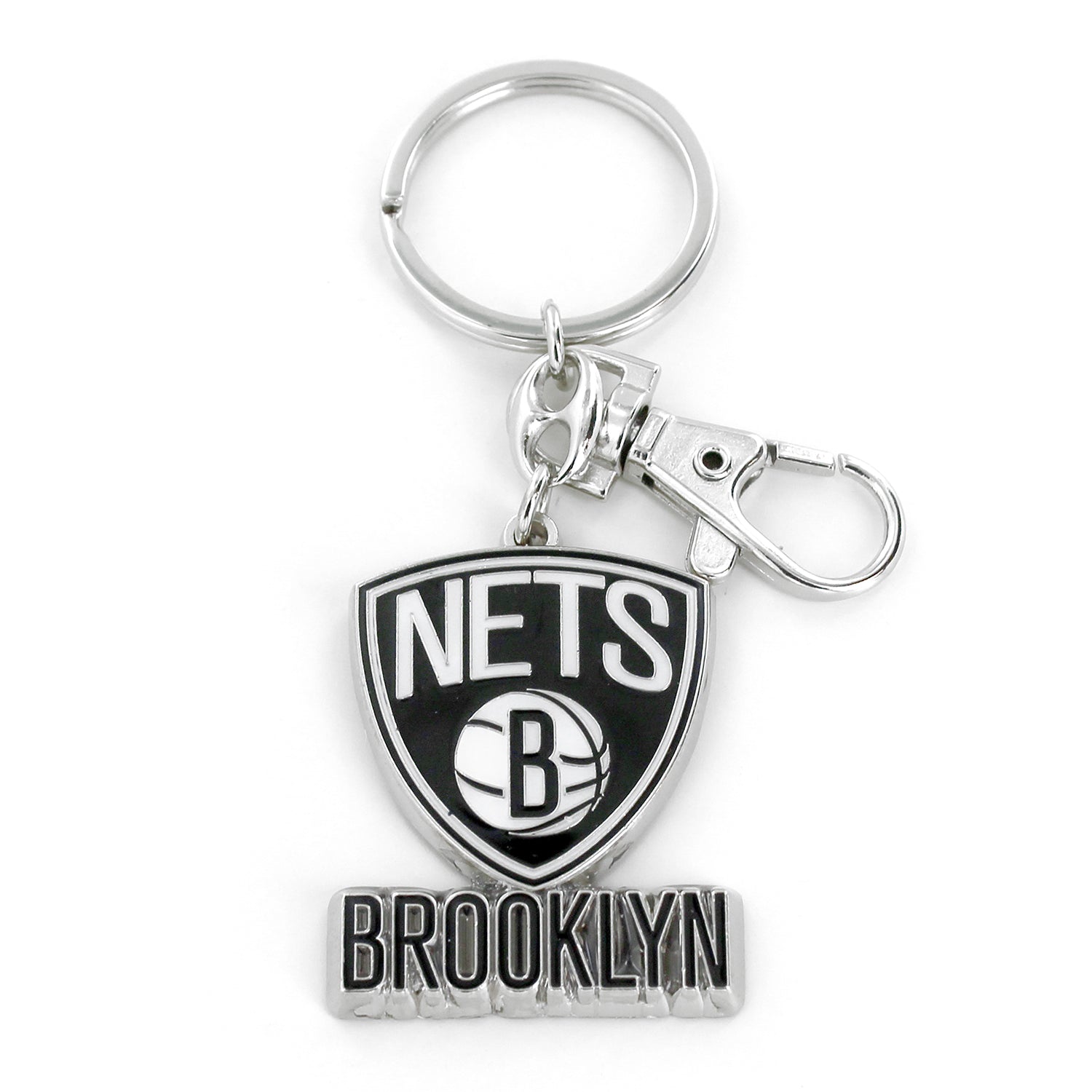 Brooklyn Nets Heavyweight Keychain | Basketball Keychains, Car ...