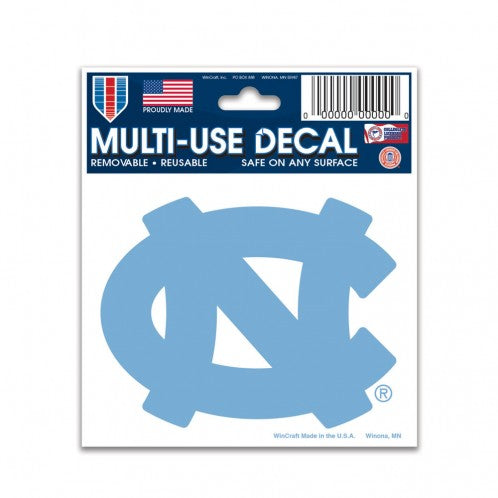 North Carolina Tar Heels 3x4 Decal | North Carolina Car Accessories ...