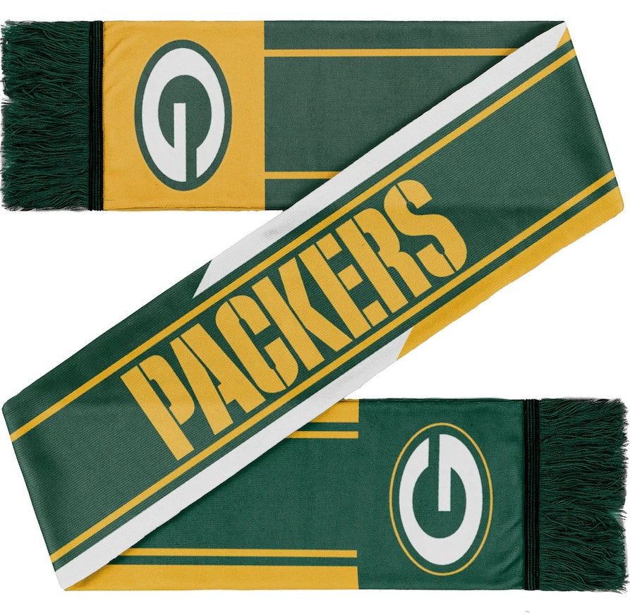 Green Bay Packers Colorwave Wordmark Scarf | Football Scarves, Apparel ...