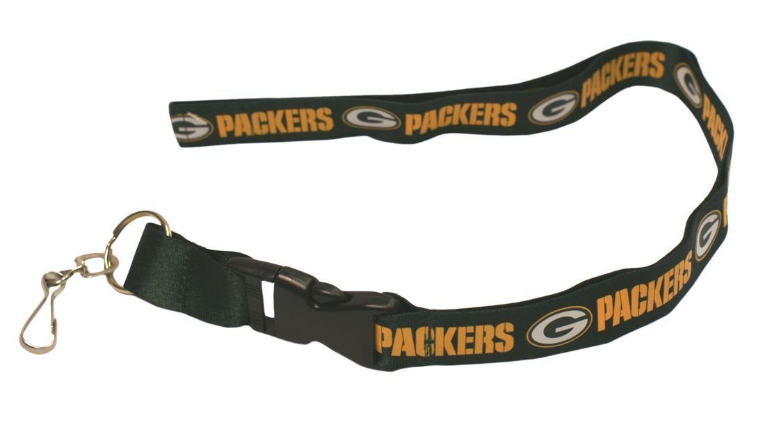 Green Bay Packers Classic Keychain Lanyard | Packers Car Accessories