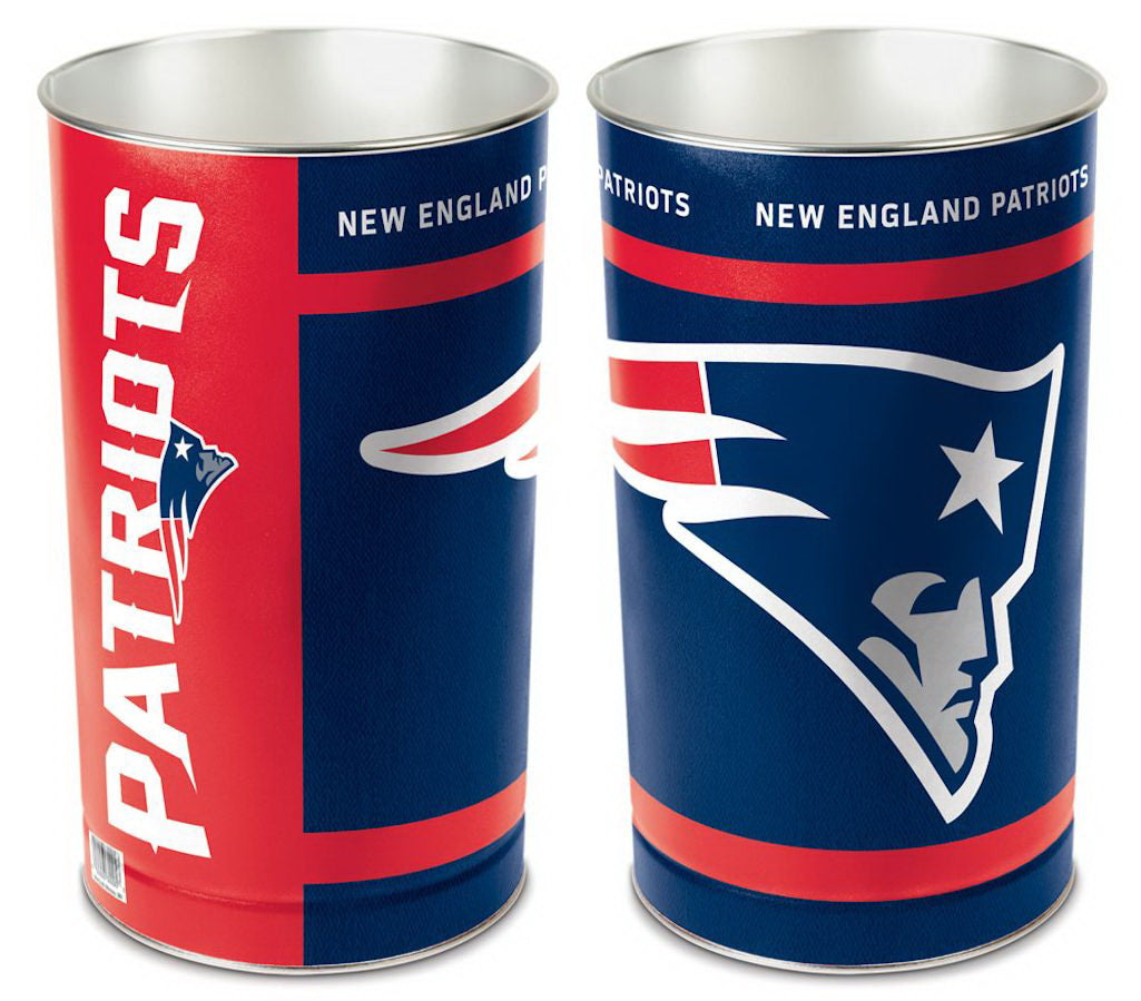 New England Patriots Trash Can | Football Trash Cans, Novelties, & Home ...