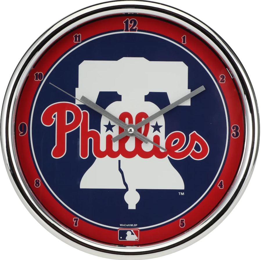 Philadelphia Phillies Clock | Baseball Clocks, Novelties, and Collectibles