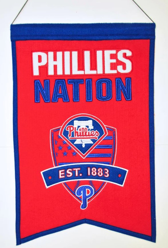 Philadelphia Phillies Nations Banner | MLB Baseball Pennants, Banners ...