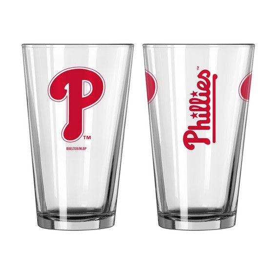 Philadelphia Phillies Game Day Pint Glass | Baseball Drinkware, Glasses ...