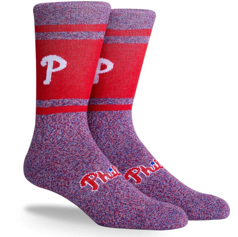 Philadelphia Phillies Throwback Spray Zone Socks | Baseball Socks