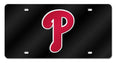 Philadelphia Phillies Throwback MLB Laser-Cut License Plate | MLB ...