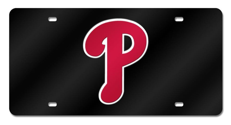 Philadelphia Phillies Throwback MLB Laser-Cut License Plate | MLB ...