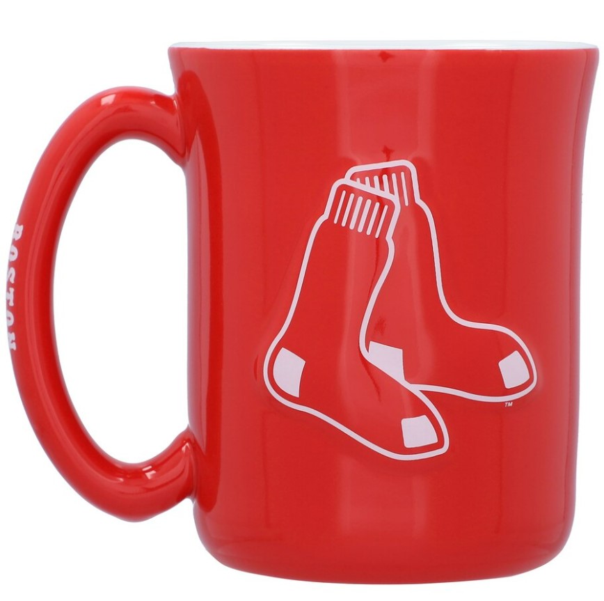 Boston Red Sox Logo Café Coffee Mug | Baseball Drinkware, Glasses, and Mugs
