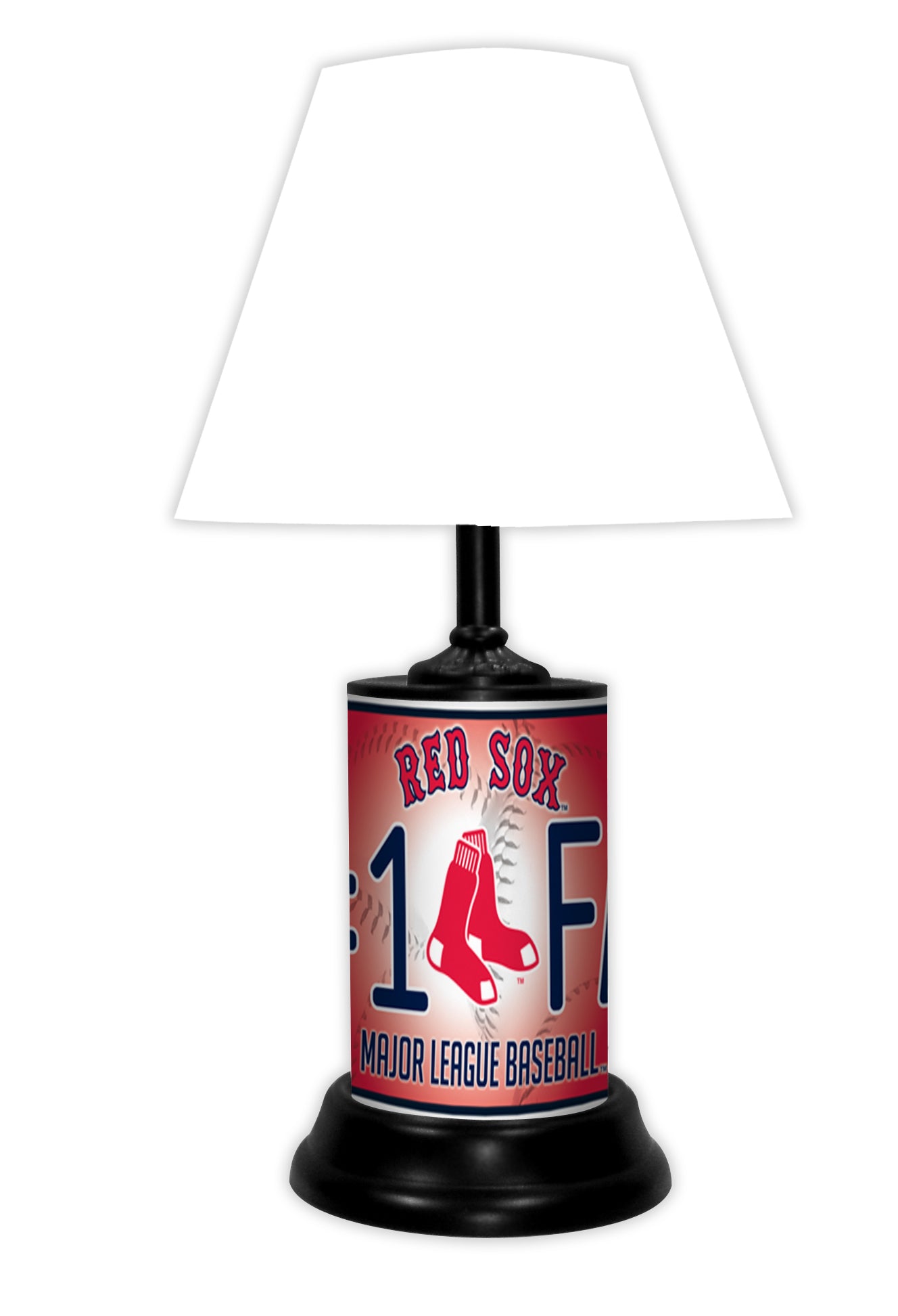 Boston Red Sox MLB Baseball #1 Fan Lamp | Baseball Novelties and ...