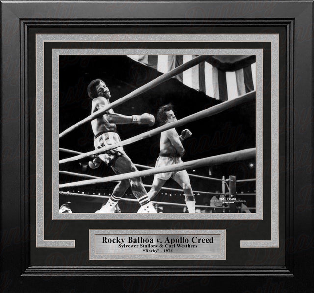 Rocky Balboa v. Apollo Creed 8" x 10" Framed Movie Photo | Rocky Balboa ...