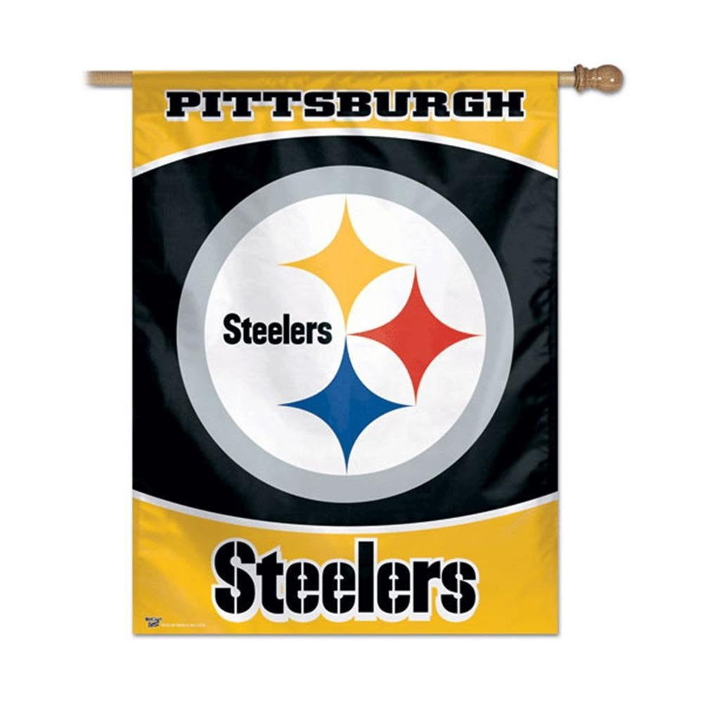 Pittsburgh Steelers 27" x 37" Vertical Flag | NFL Football Pennants ...