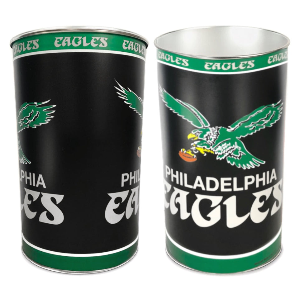 Philadelphia Eagles Throwback NFL Trash Can | Football Trash Cans ...